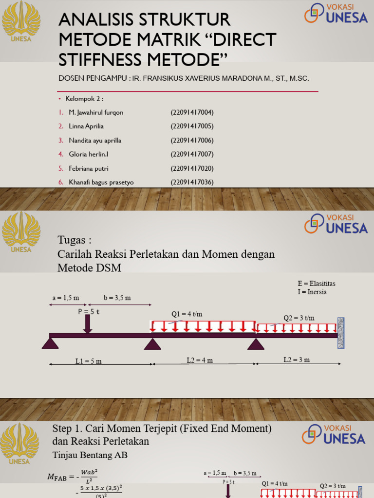 Analisis Struktur Metode Matriks | PDF