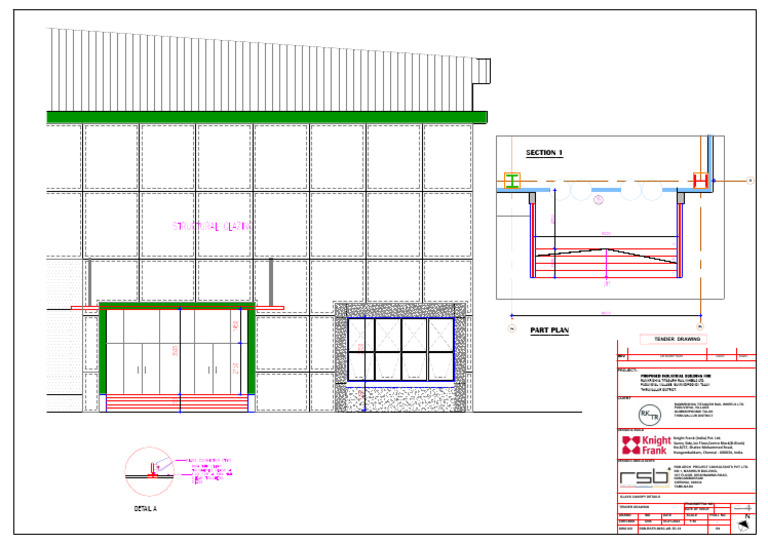 Glass Canopy Tender Drawing Details | PDF