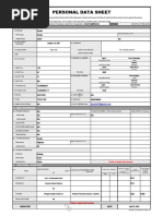Blank Form- Pds 2023 - Copy | PDF
