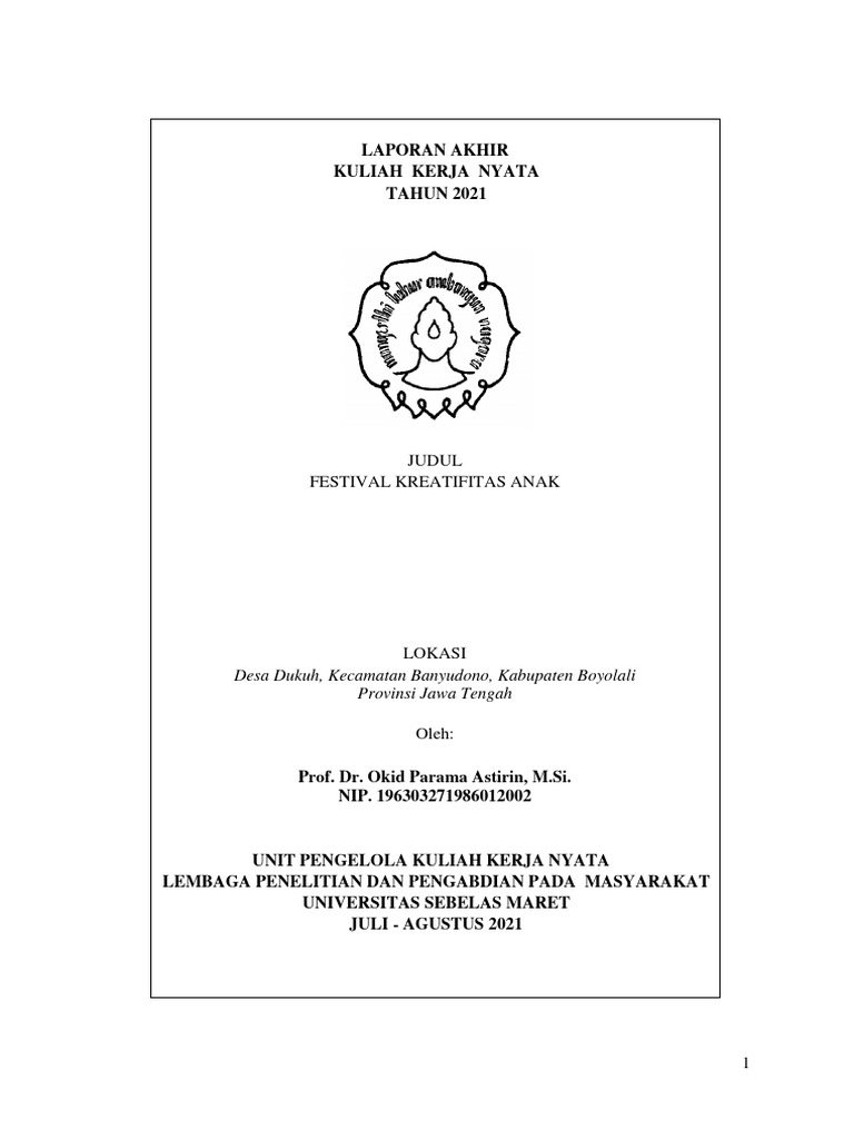 Resume KKN 145 - Abyan Bayu Aji - I0618001 | PDF