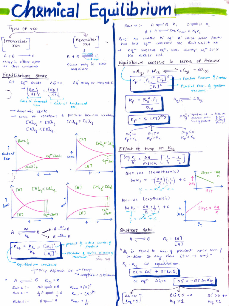 Equilibrium | PDF | Molecules | Applied And Interdisciplinary Physics