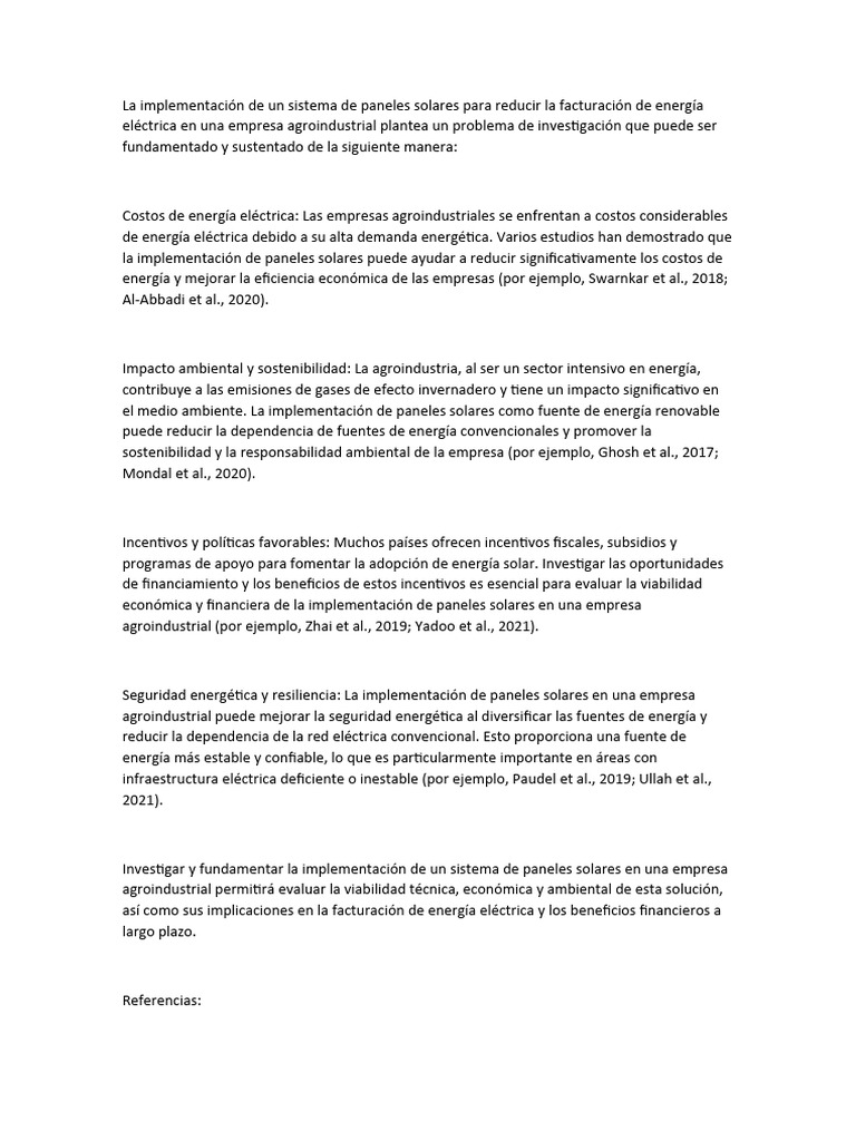 Argument Ac I On | PDF | Energía renovable | Uso eficiente de energía