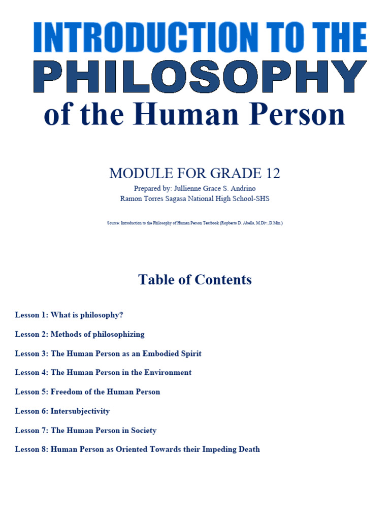 Module For Grade 12 | Download Free PDF | Knowledge | Truth