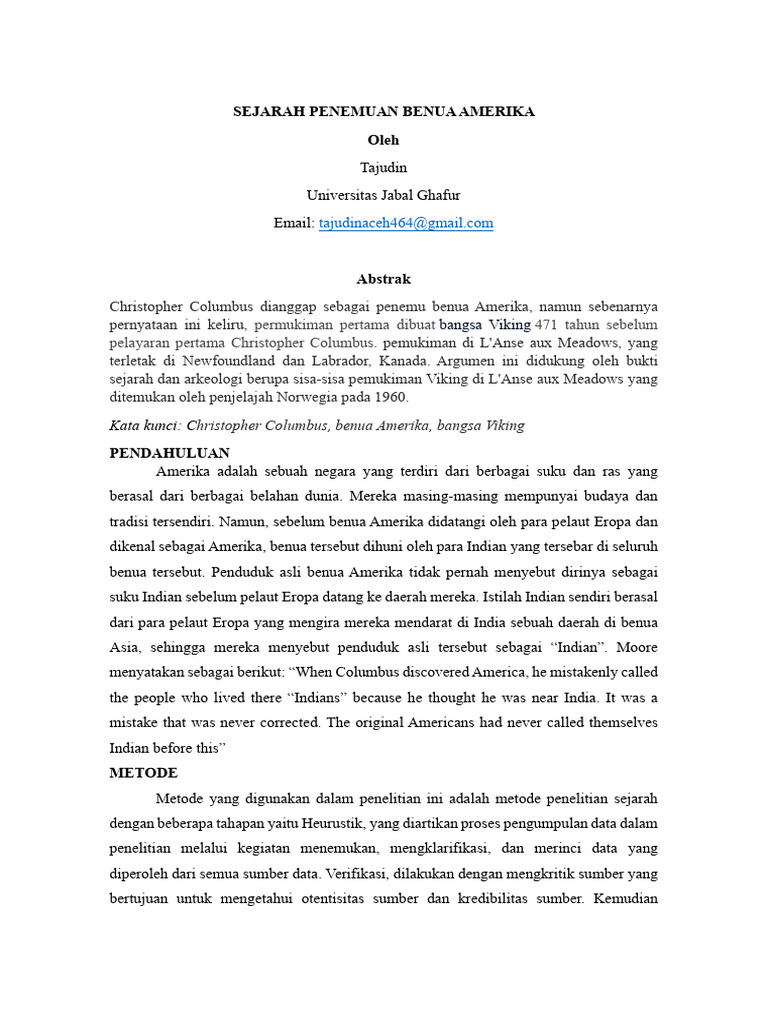 Viking: Penemu Sebenarnya Amerika | PDF