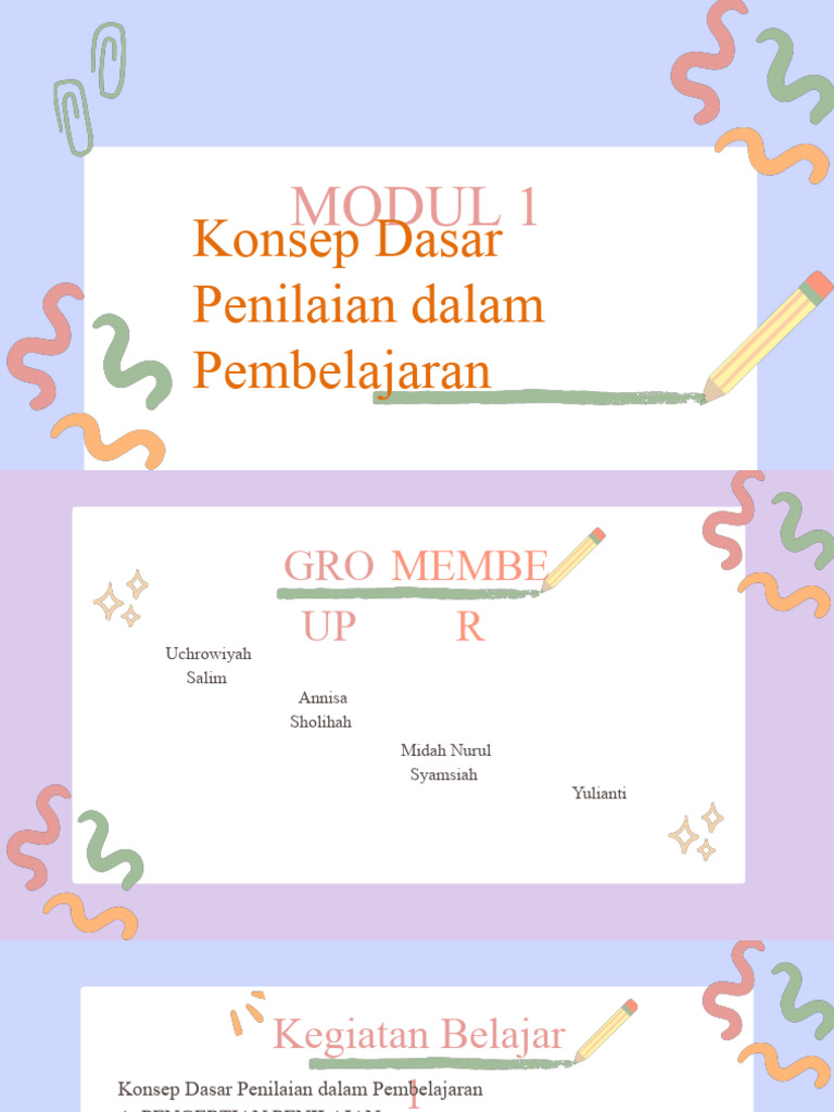 Evaluasi Pembelajaran Di SD (Modul 1) | PDF