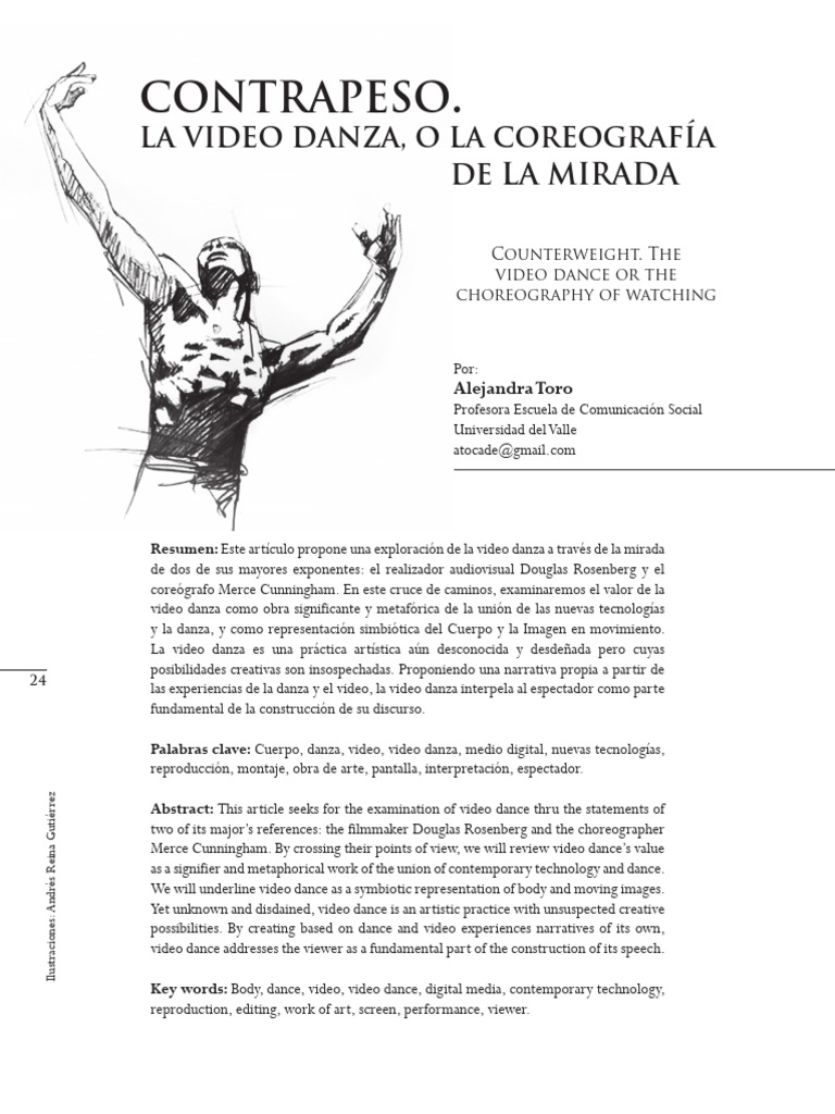 Videodanza Alejandra Toro | PDF | Bailes | Coreografía