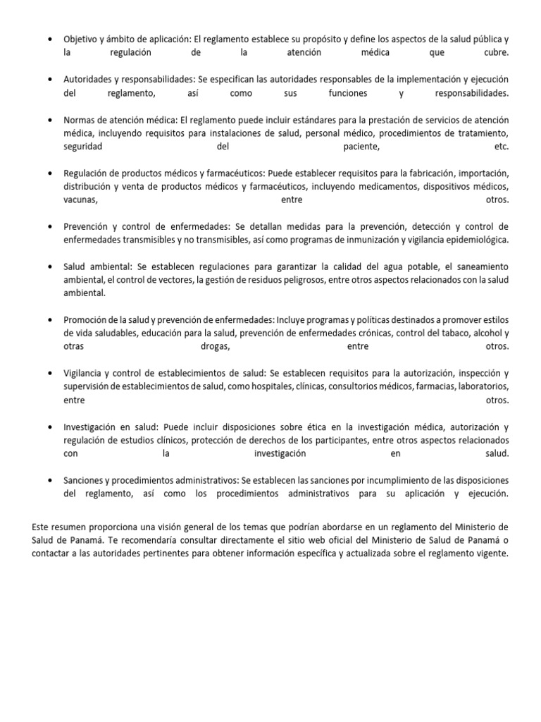 Resumen de Un Reglamento | PDF | Farmacéutico | Asistencia sanitaria preventiva