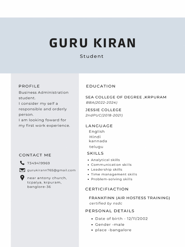Guru Kiran | PDF