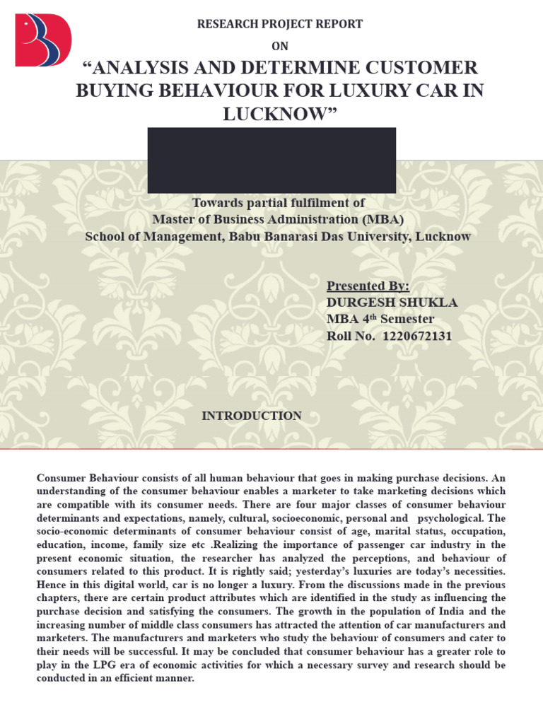 DURGESH SHUKLА | PDF | Mercedes Benz