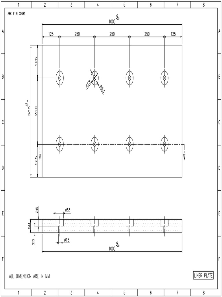 Liner Plate Model | PDF