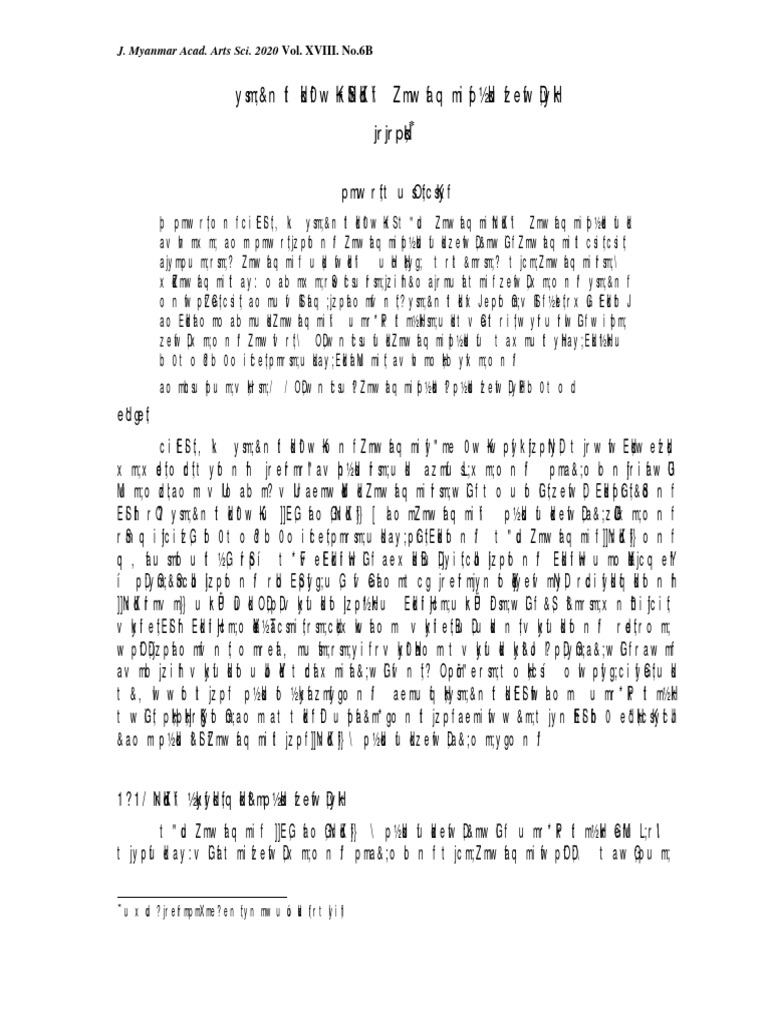 Daw Mya Mya Soe (487-494) | PDF