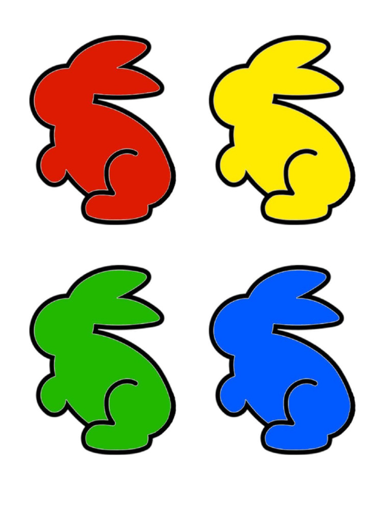 Pin The Tail On The Bunny Color Matching | PDF