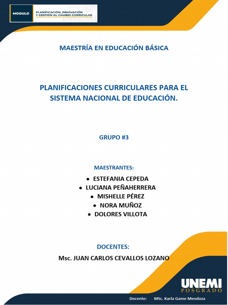 TRABAJO 2 - S2 Grupal - Plan Curricular Institucional Análisis | PDF ...