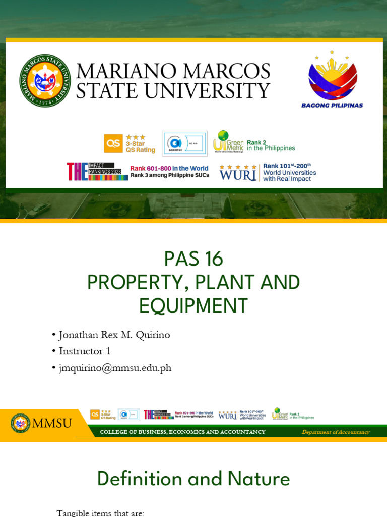 Pas 16 Ppe | PDF | Lease | Balance Sheet