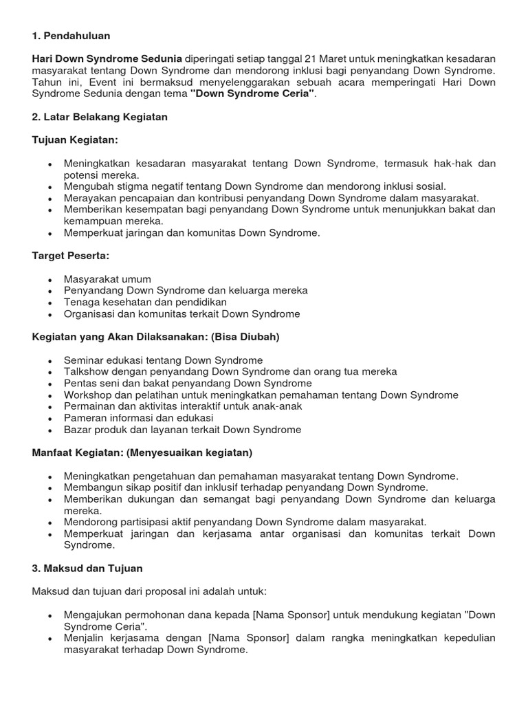 Catatan Proposal | PDF