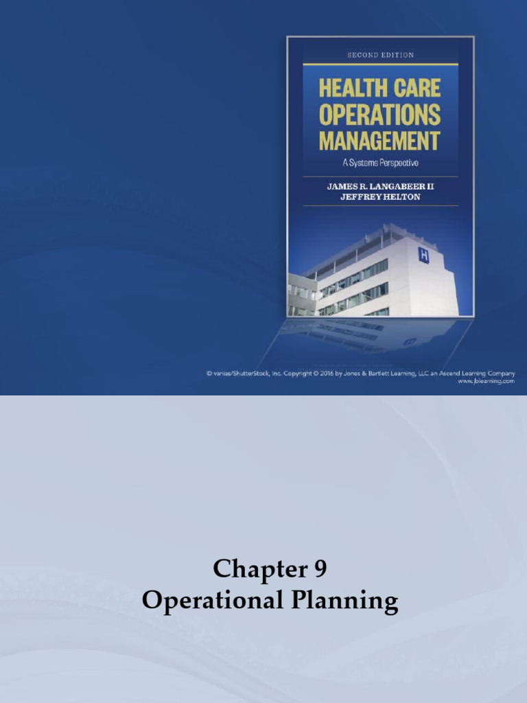 Effective Operational Planning in Healthcare | PDF | Strategic ...