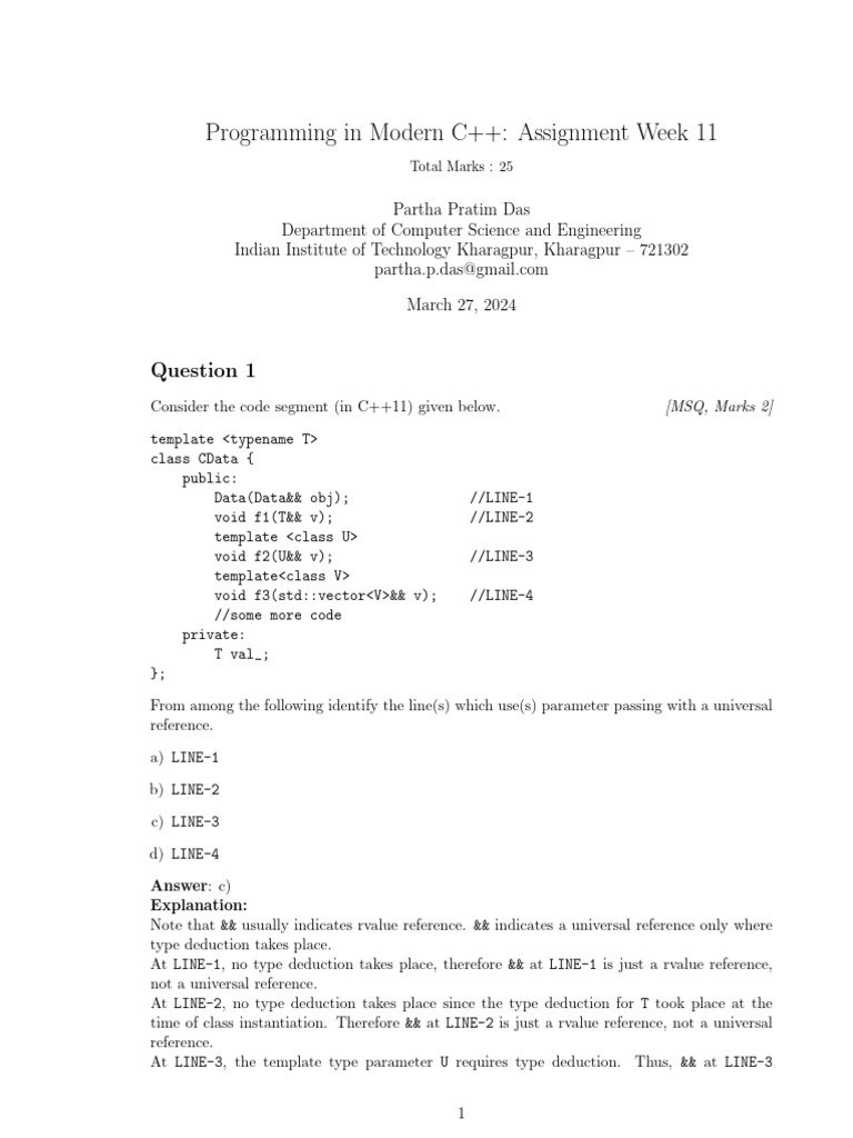 C++ 2024H1 Assignment-11 | PDF | Computing | Software Engineering C++ 2024H1 Assignment-11 | PDF | Computing | Software Engineering