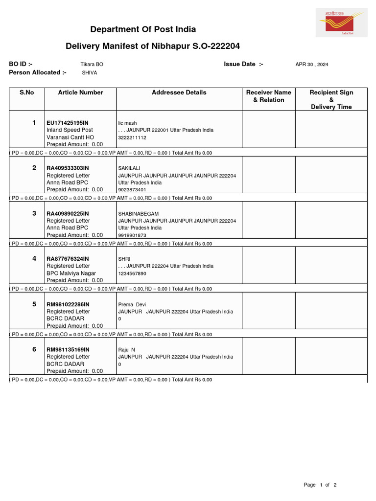 Wda Smartforms | PDF | Freight Transport | Public Services