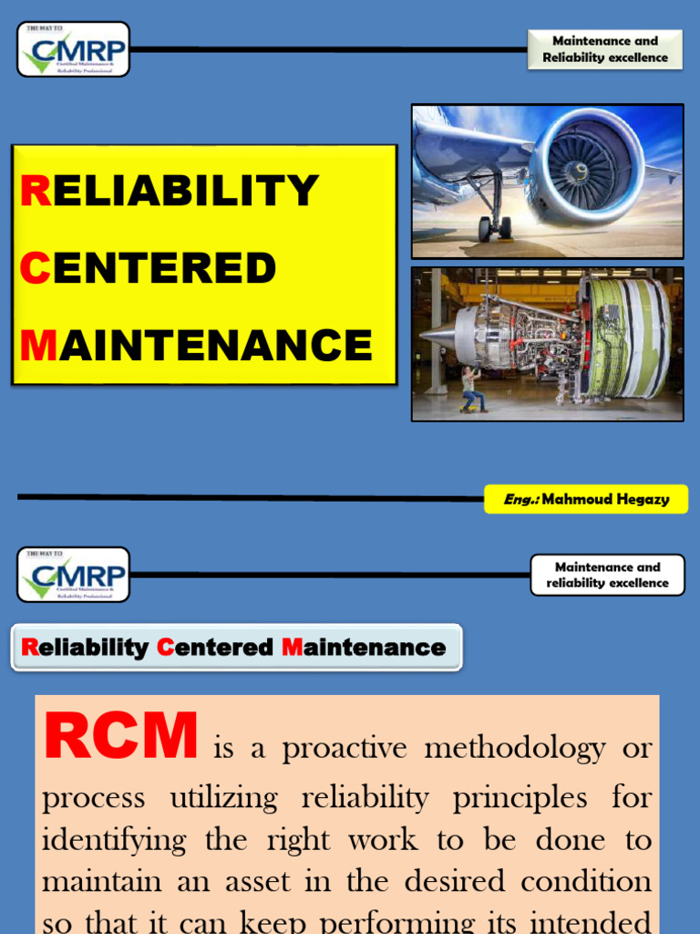 Reliability Centered Maintenance (RCM) Special.. | PDF | Reliability ...