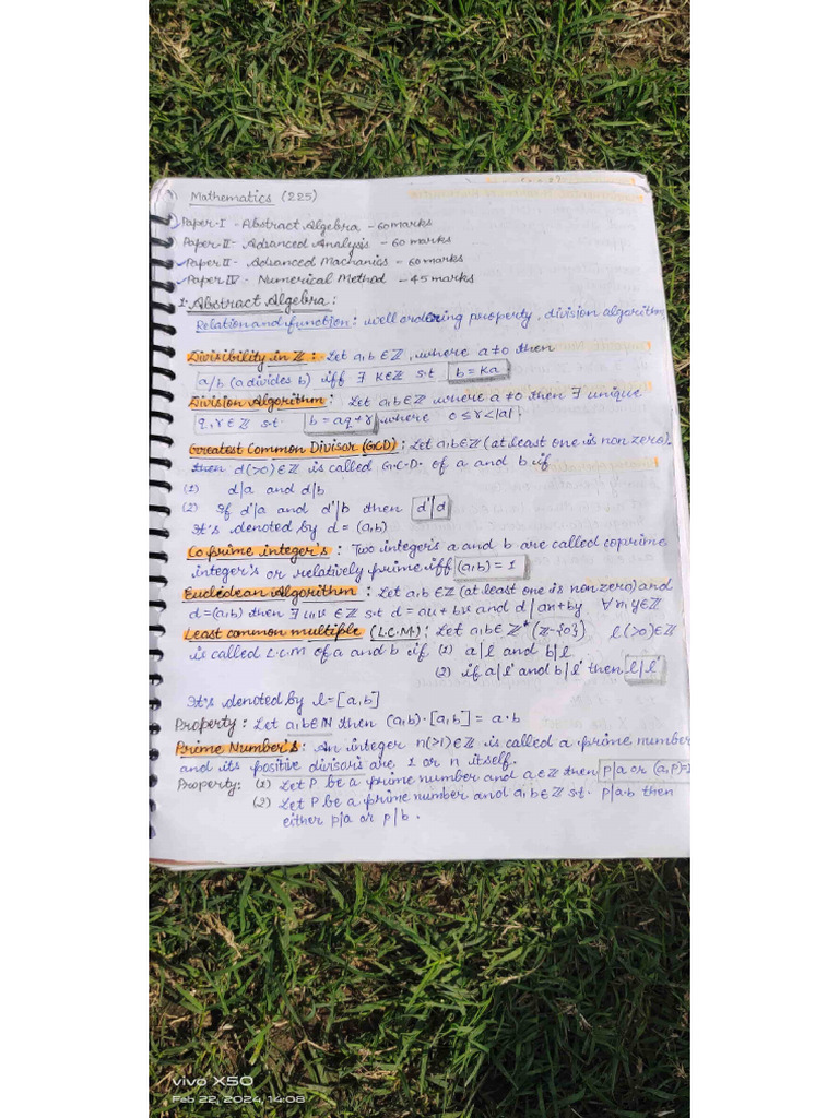 BSC 3 P1 (MAT) | PDF