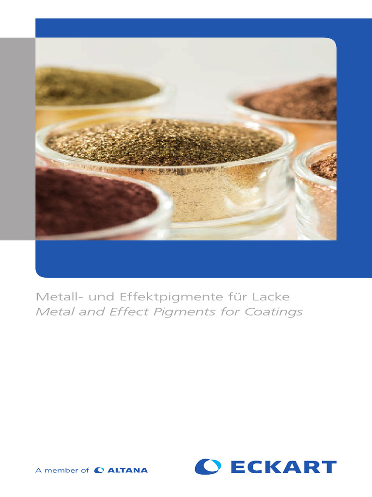 BRO Metal and Effect Pigments For Coatings Overview DE EN | PDF ...