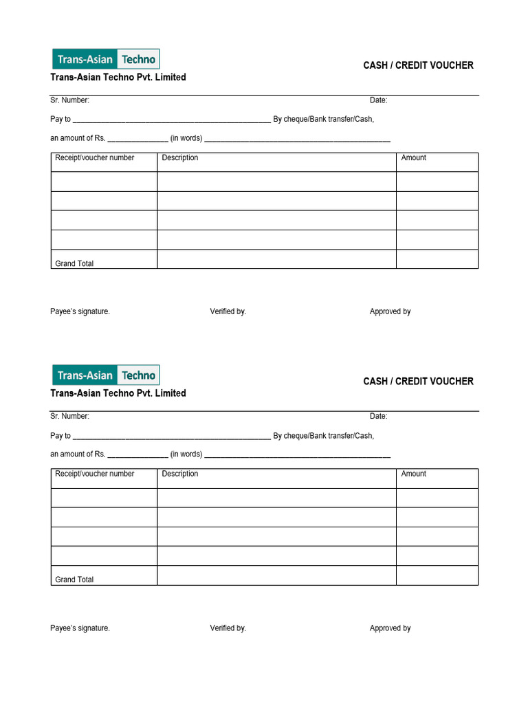 Voucher Format | PDF