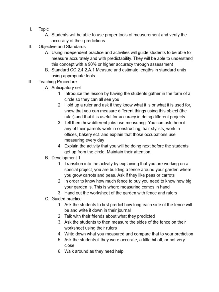 Ed 202 Lesson Plan | PDF | Worksheet | Behavior Modification