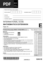 NCE 2024 Mathematics Exam Paper | PDF | Area | Circle