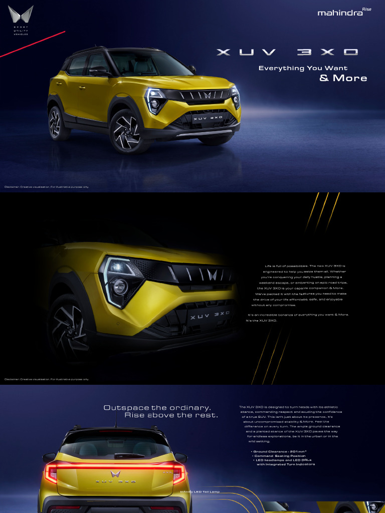 Mahindra Xuv3xo | PDF | Android (Operating System) | Diesel Engine
