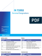 DIN 72552 Terminal Designations Guide | PDF | Ignition System | Relay