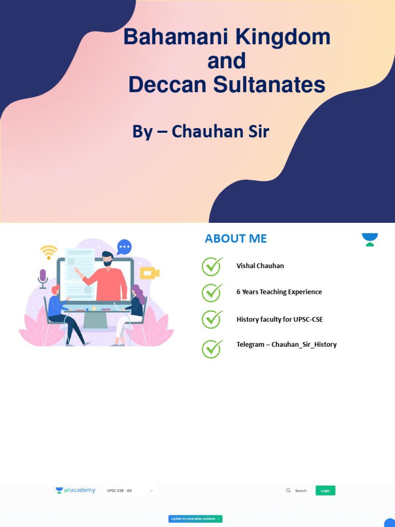 Bahamani Kingdom - and - Deccan Sultanates | PDF