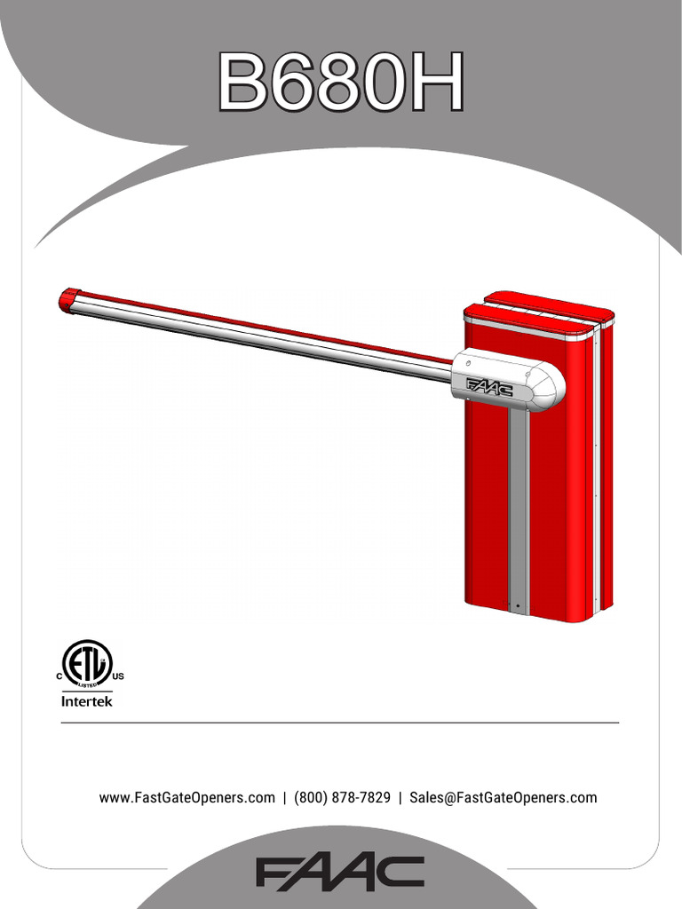 B680H Manual | PDF | Alternating Current | Switch