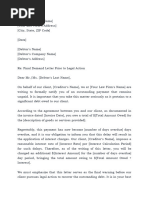Letter of Representation Template | PDF