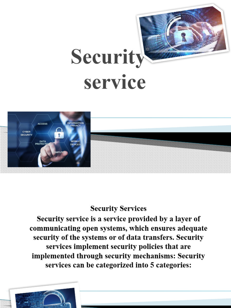 Security Services Overview | PDF