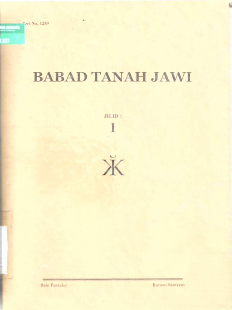 Babad Tanah Jawi 1 - 2 | PDF