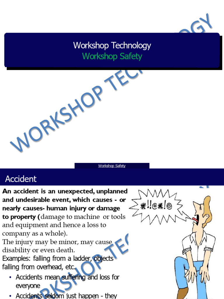01.workshop Safety | PDF | Safety | Screw
