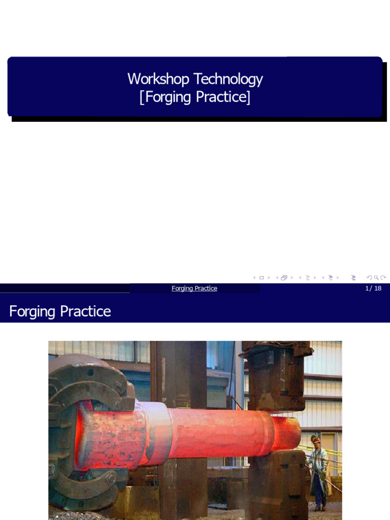 07 Forging | PDF | Forging | Hammer
