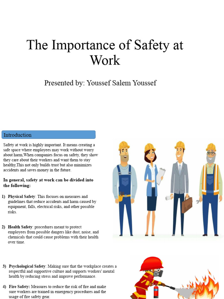 The Importance of Safety at Work | Download Free PDF | Personal ...