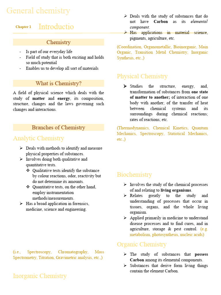 General Chemistry | Download Free PDF | Chemistry | Chemical Substances