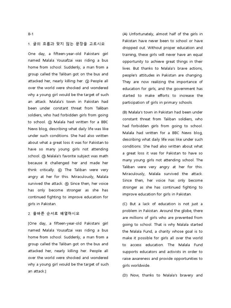 Malala Yousafzai: Advocating Girls' Education | PDF | Malala Yousafzai ...