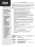 Test Automation Estimate Template: Automation Type Project Name | PDF ...