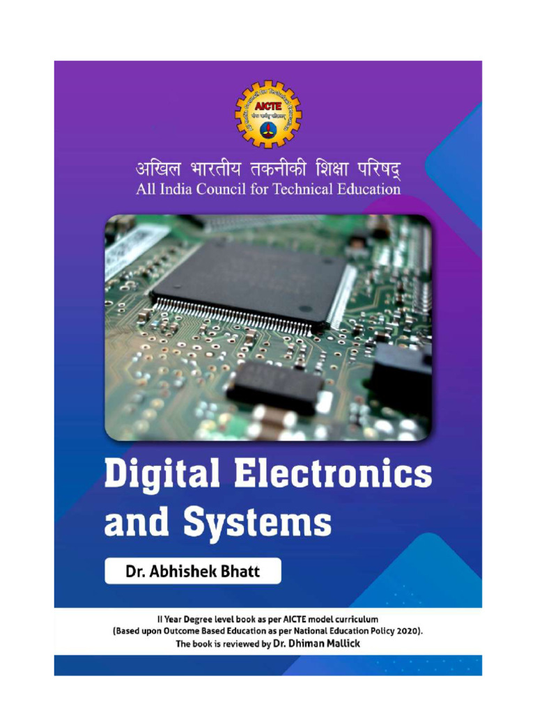 AICTE Model - Digital Electronics and Systems - Abhishek Bhatt - 17-01-2024 | PDF | Logic Gate ...