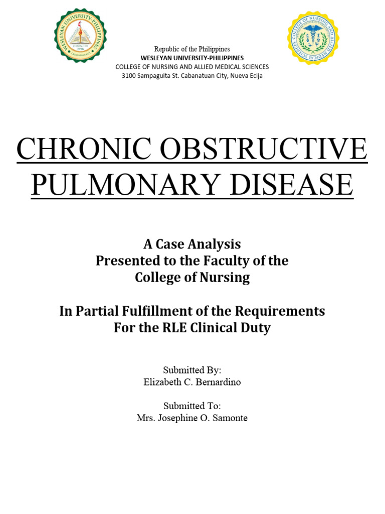 COPD | PDF | Chronic Obstructive Pulmonary Disease | Bronchitis