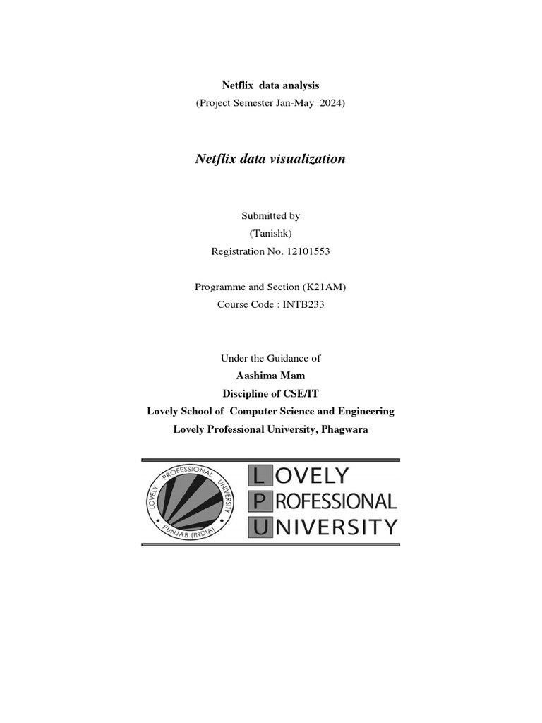 Netflix Data Analysis | PDF | Data | Information Technology
