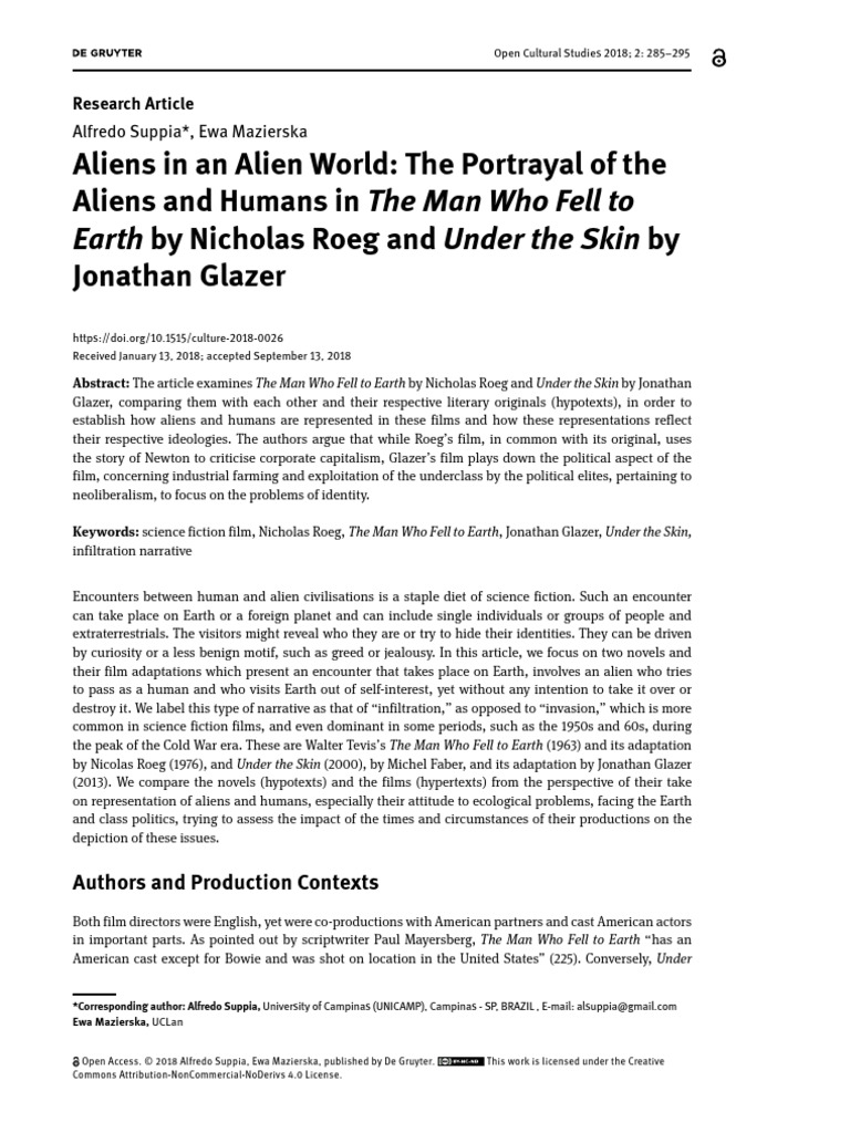Alien Encounters in Film Analysis | PDF