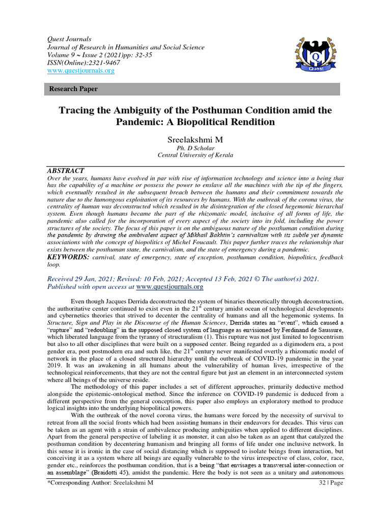 Posthuman | PDF | Posthuman