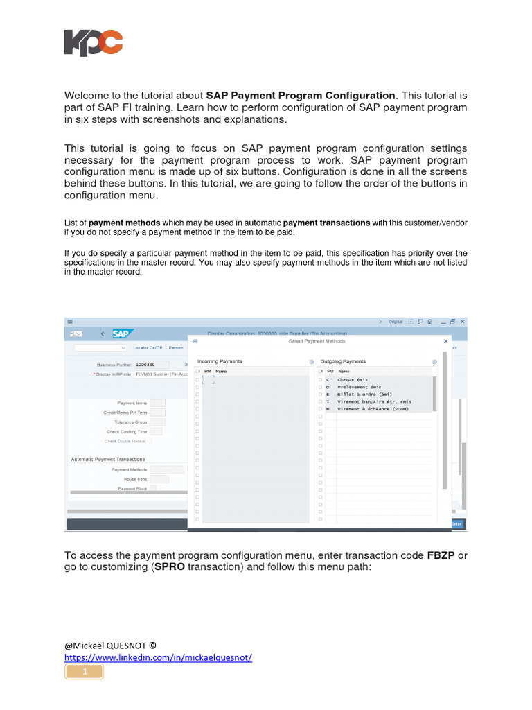 GU SAP S4 HANA SAP Payment Program Configuration Docx 1686920649 | PDF | Cheque | Payments
