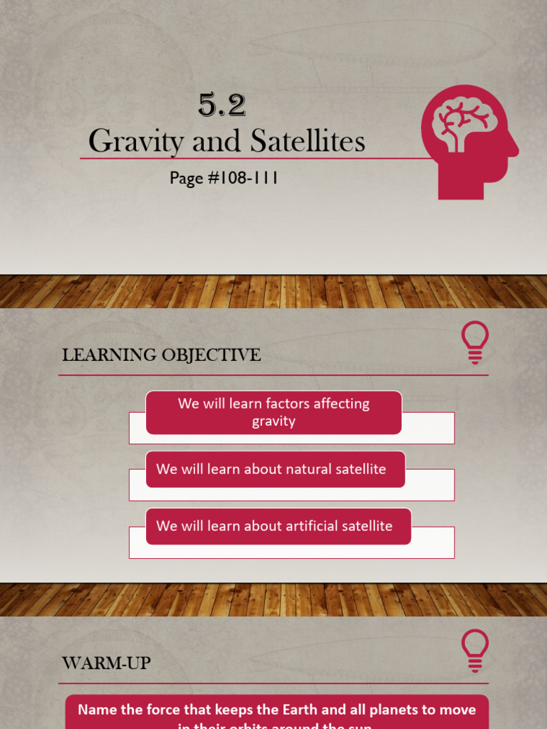 Understanding Satellites and Gravity | PDF | Satellite | Gravity
