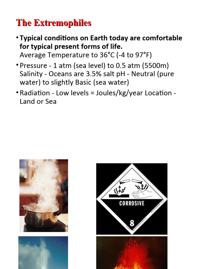 Extreme Environments Microbes | Download Free PDF | Bacteria | Water