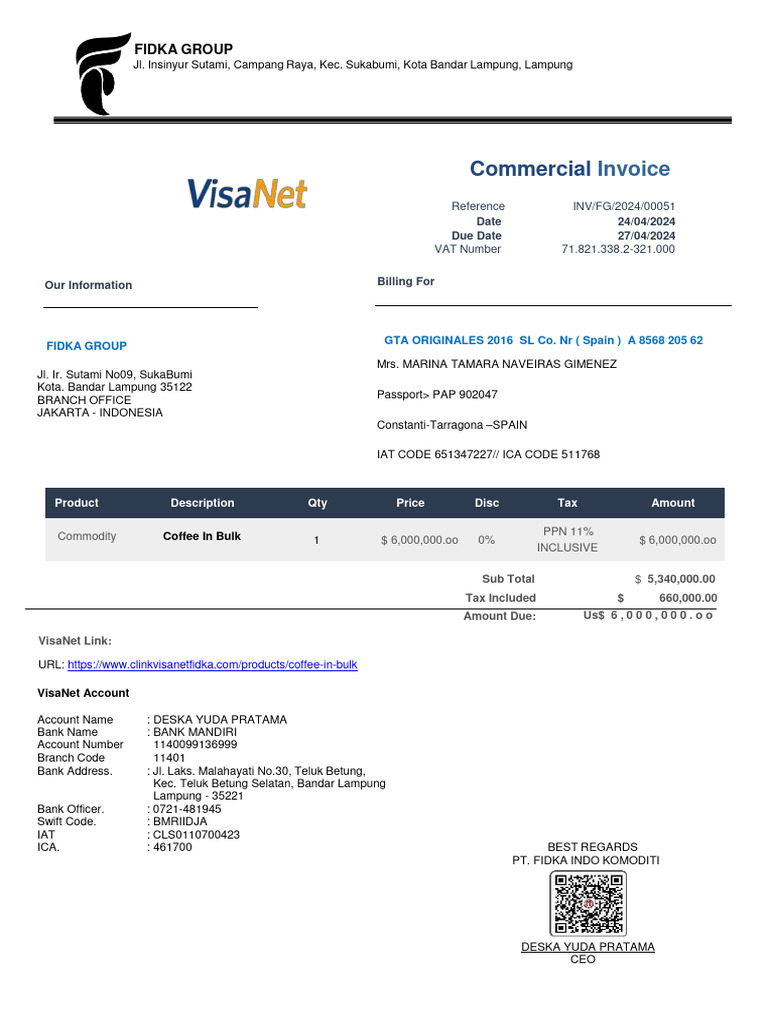 Inv Visanet Espana | PDF | Payments | Government Finances